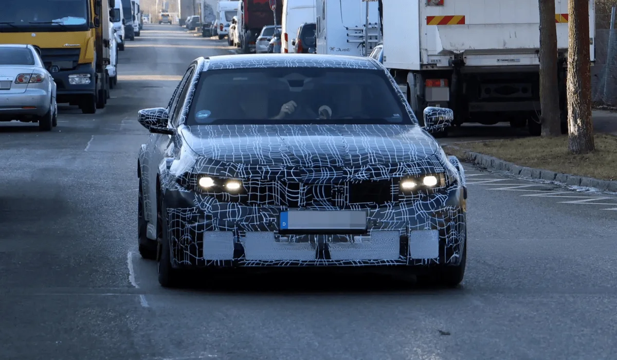 2028 BMW M3 G84 Spy Shots Reveal Hybrid Power & New Design