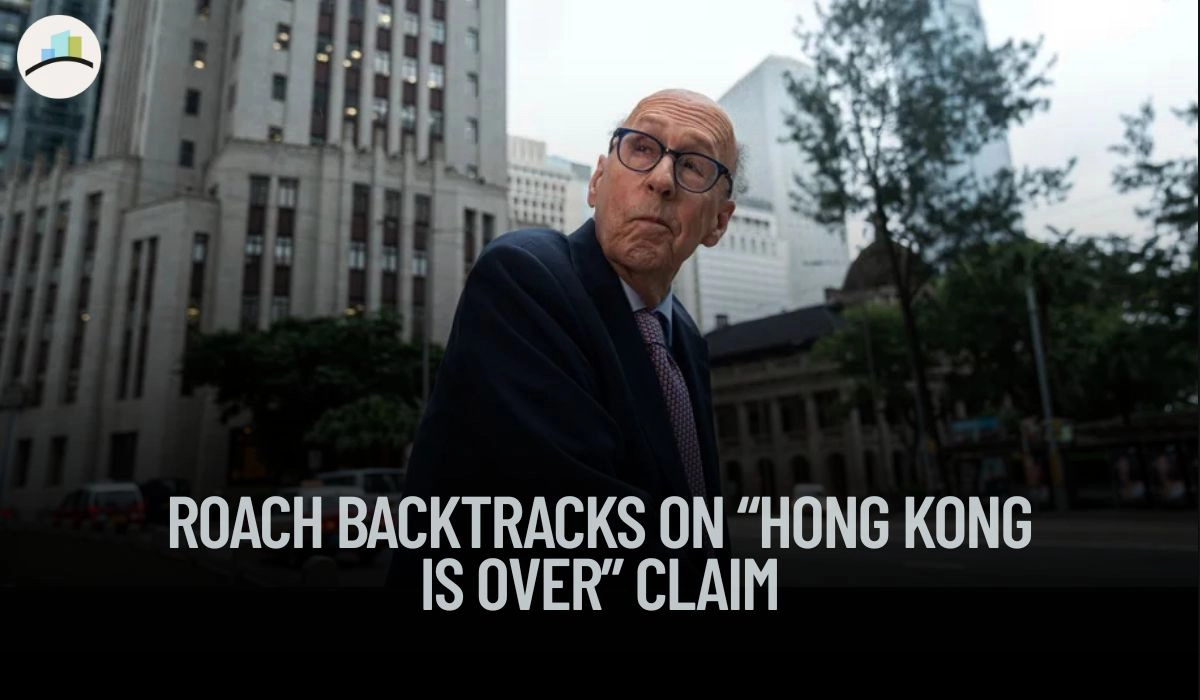 Stephen Roach Says It’s Too Early to Count Out Hong Kong