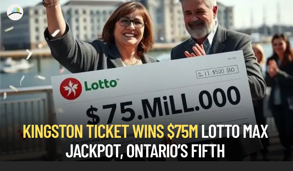 Kingston Ticket Wins $75M Lotto Max Jackpot, Ontario’s Fifth