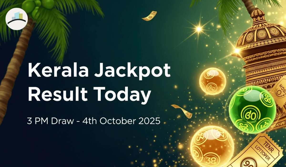 Kerala Jackpot Result Today 3 PM – 4th October 2025 Lottery Jackpot Winners
