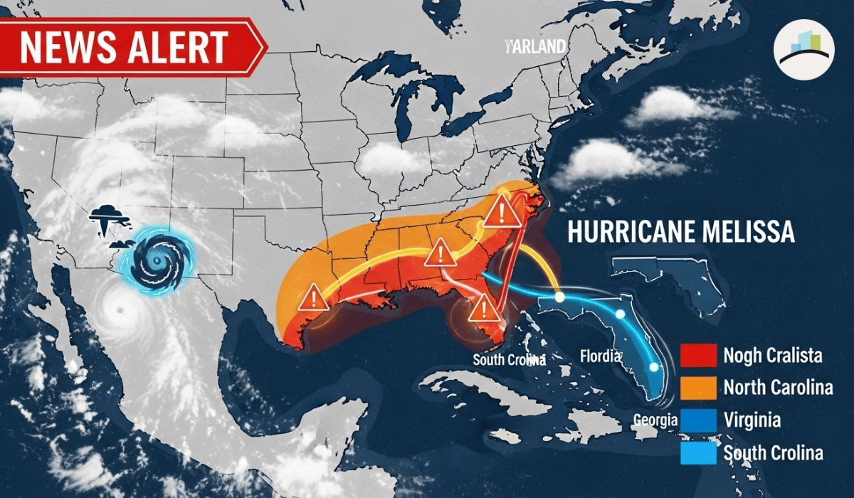 Hurricane Melissa Path & U.S. State Impact Map — Oct 27, 2025 Updates