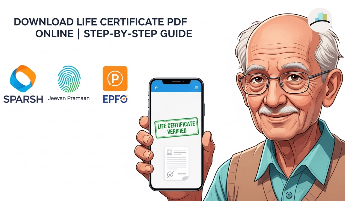 How to Download Life Certificate PDF Online — SPARSH, Jeevan Pramaan ...