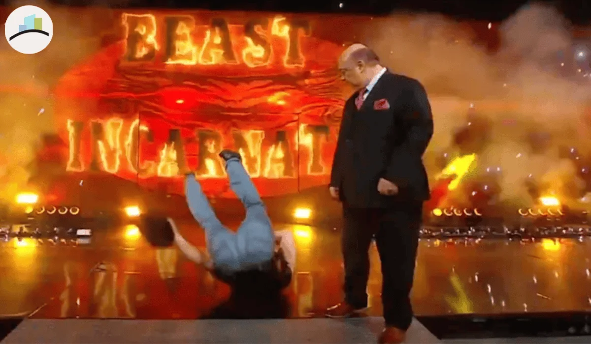Brock Lesnar’s Slip and Fall on ‘Monday Night Raw’ Goes Viral