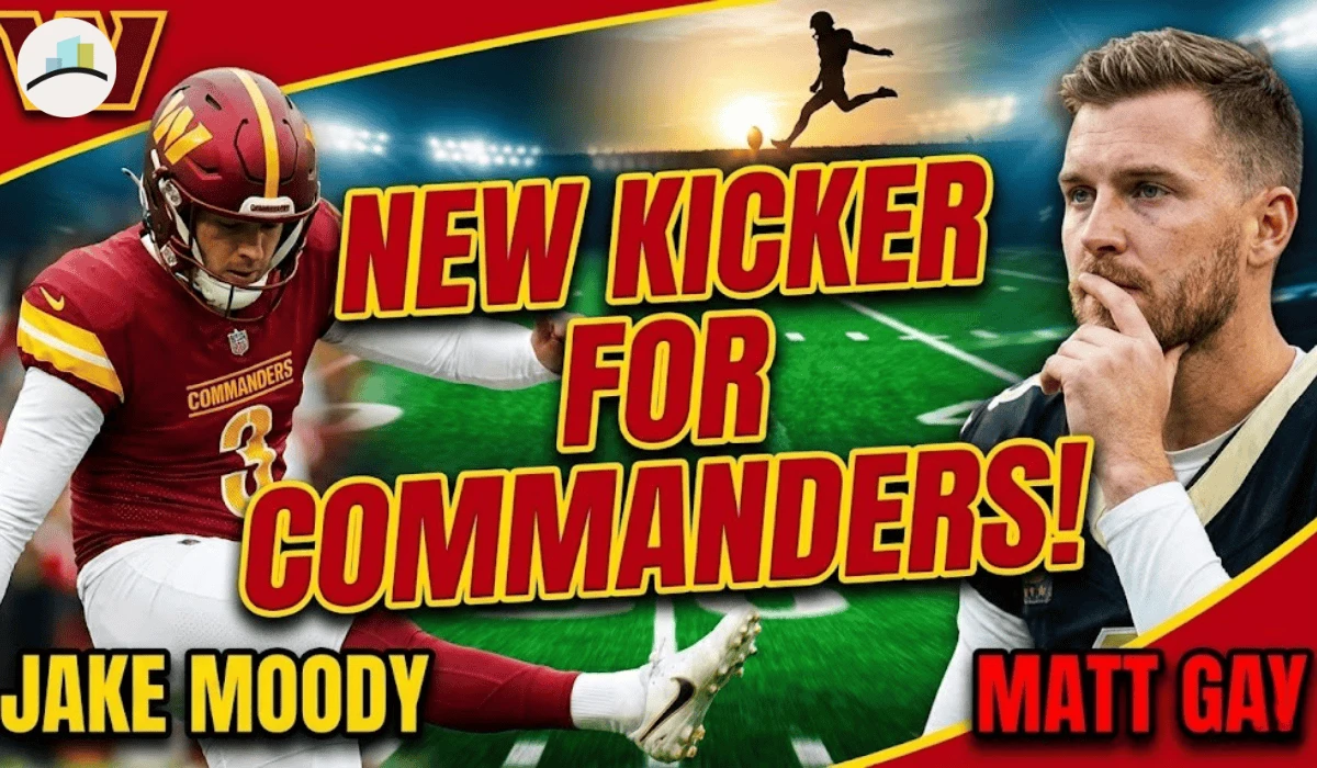 Jake Moody Takes Over as Commanders Kicker After Matt Gay Cut