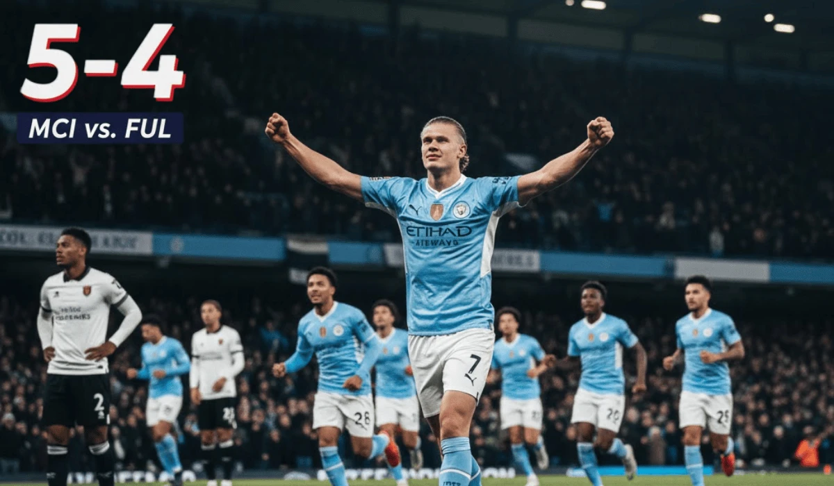 am 4-5 Manchester City: Haaland 100 Goals, Nine-Goal Classic – Match ...