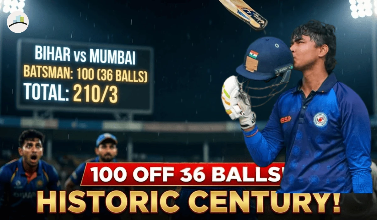 14-Year-Old Vaibhav Suryavanshi Smashes 36-Ball Century, Misses Vijay ...