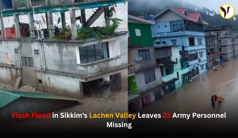 Flash Flood in Sikkim's Lachen Valley Leaves 23 Army Personnel Missing