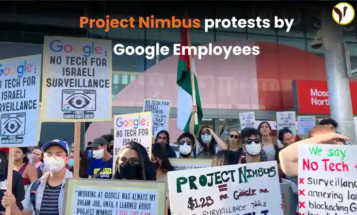 Google employees arrested for protesting Project Nimbus Contract!