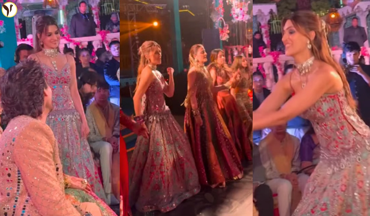 Kriti Sanon Steals the Spotlight at Nupur Sanon–Stebin Ben’s Sangeet Night